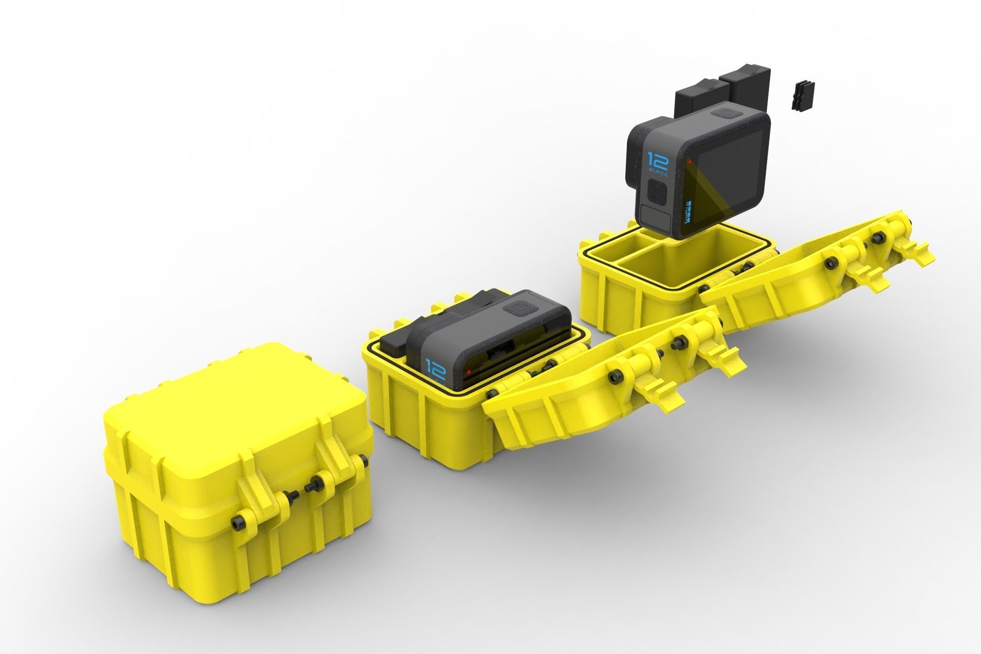 Gopro Rugged Case 3D Print 3D model 3D printable | CGTrader