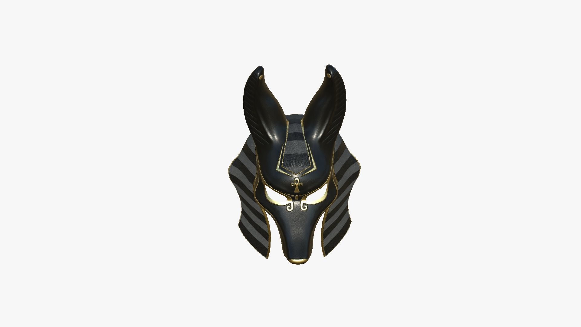 3D model Anubis Mask A10 - Egyptian Gods Character Clothing VR / AR ...
