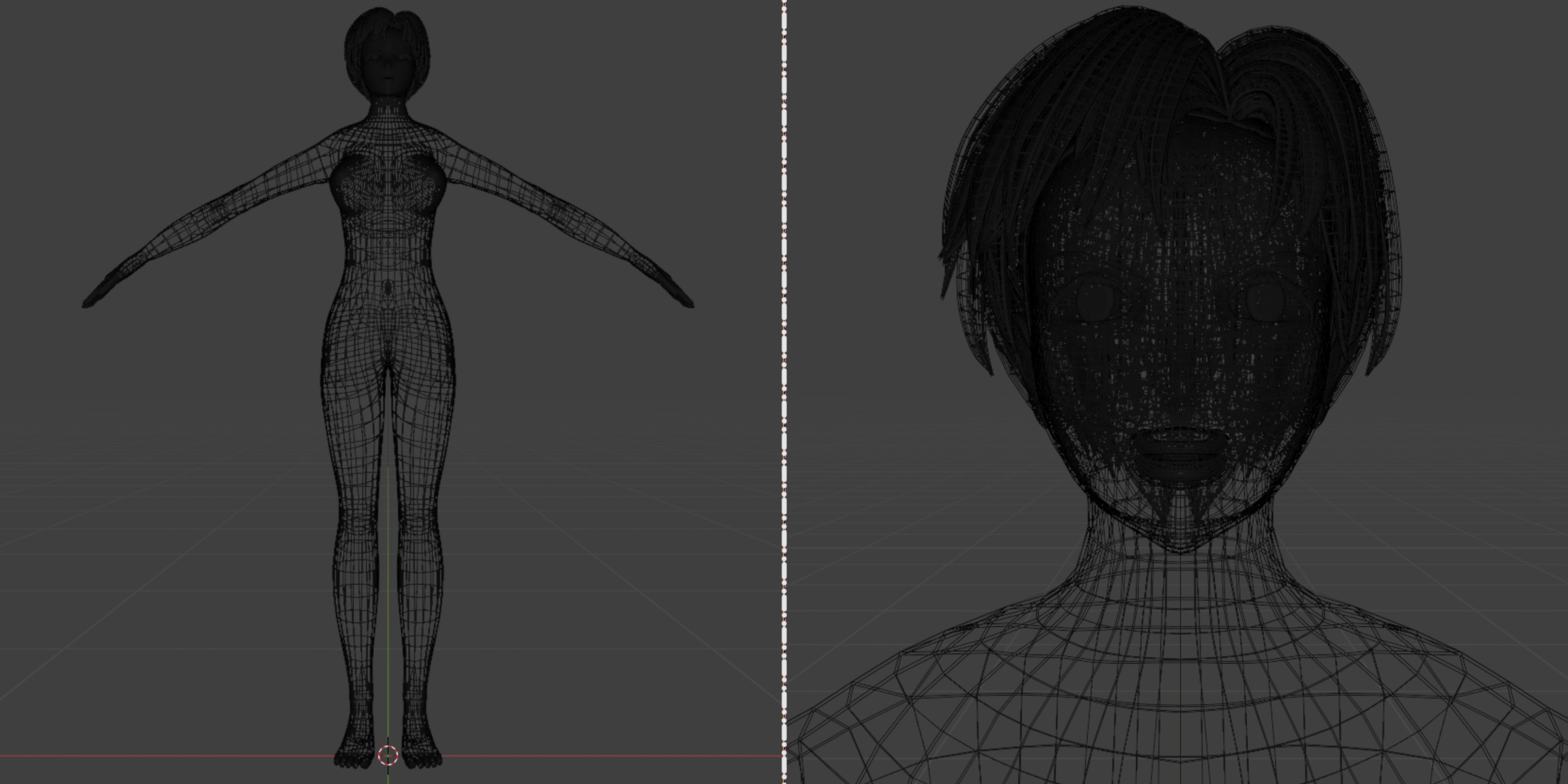 3D model Anime mature woman Kimora VR / AR / low-poly | CGTrader