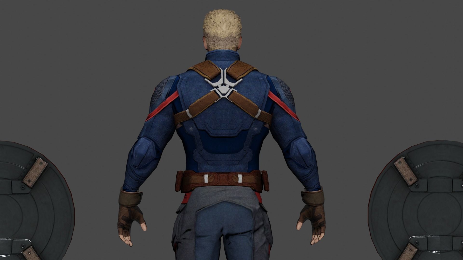 3D model Captain America VR / AR / low-poly | CGTrader