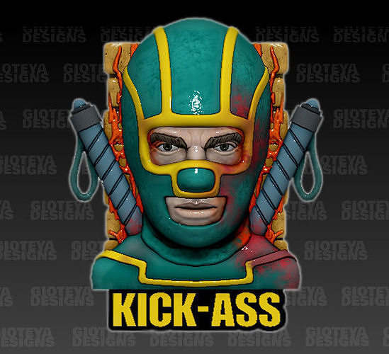 Kick Ass 3D model | CGTrader