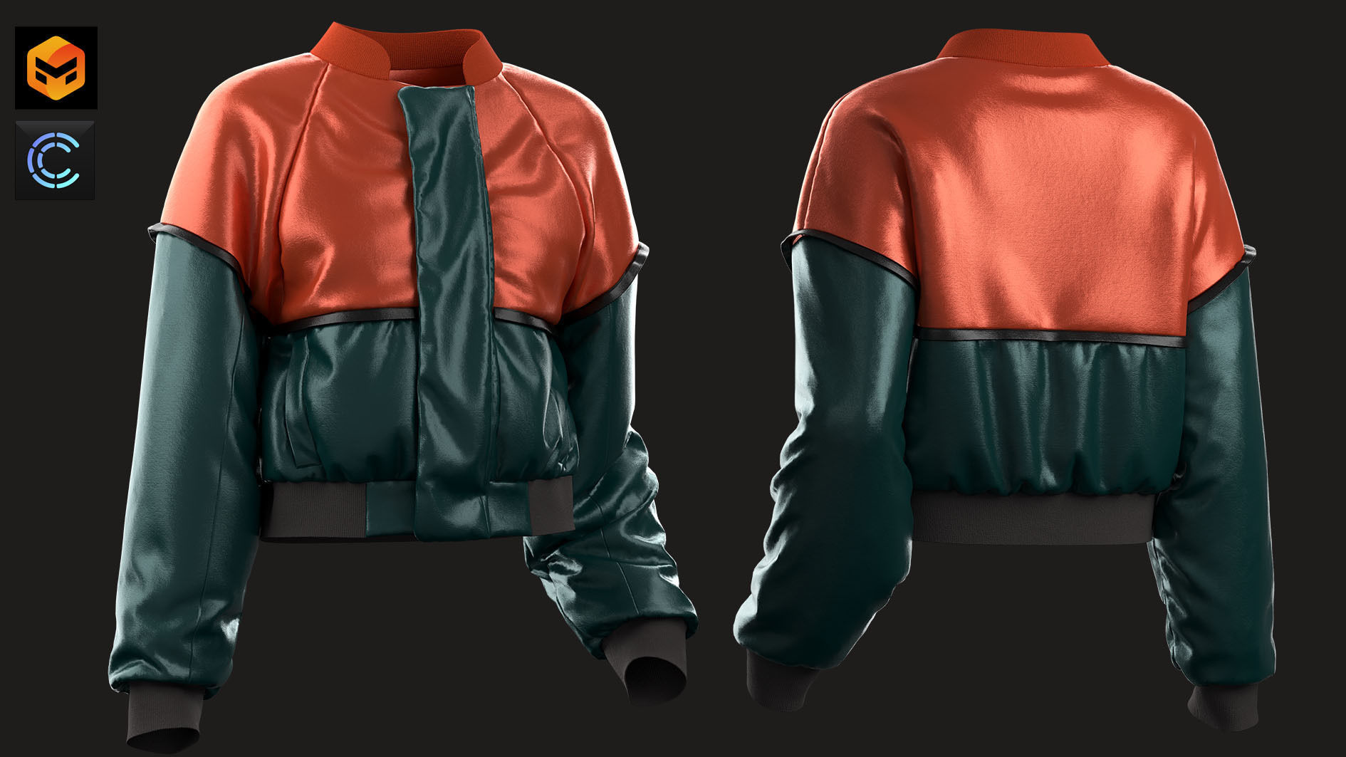 3 Different women Jackets 3D model | CGTrader