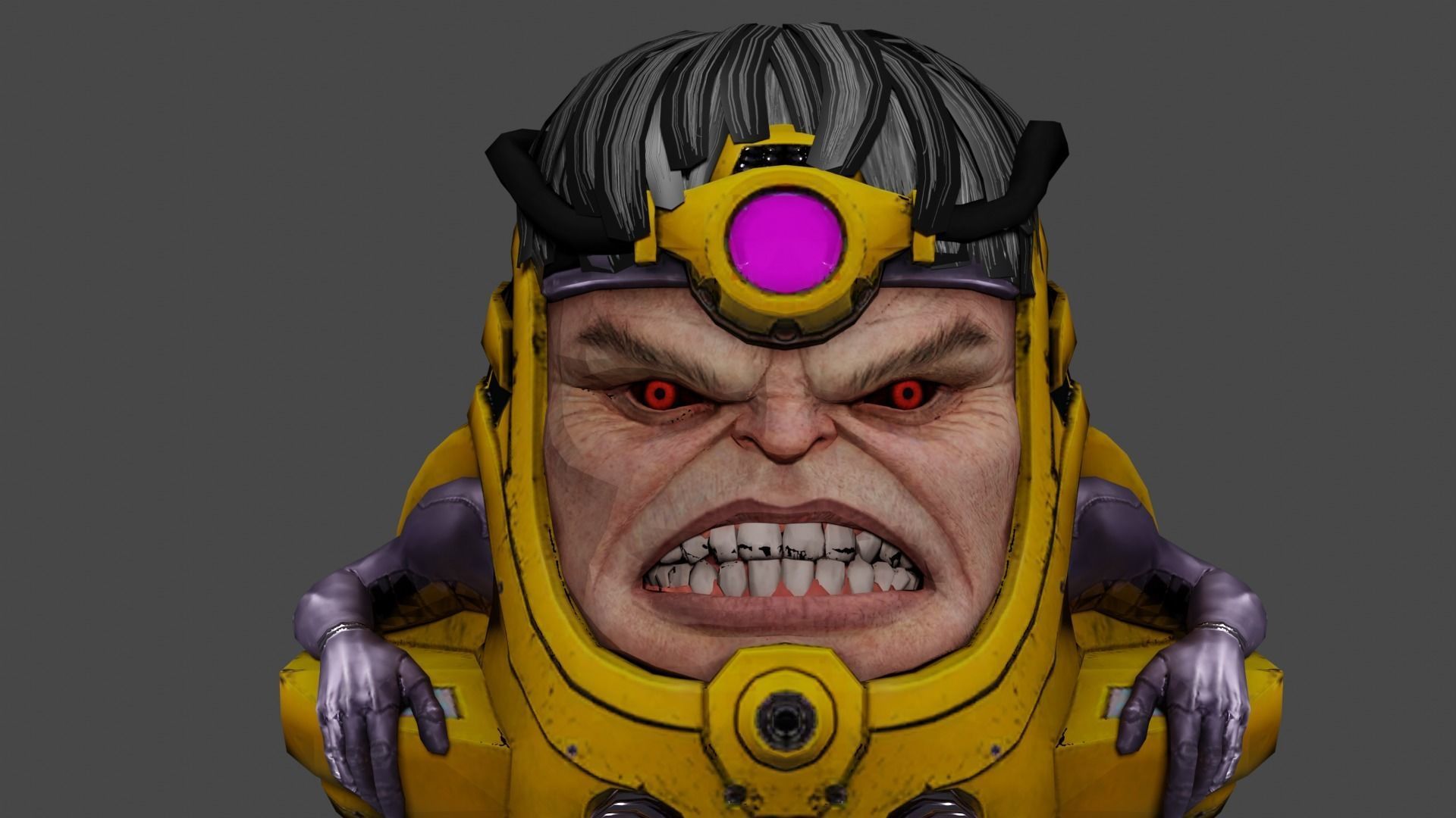 Lord Modok 3d Model 3D model rigged | CGTrader