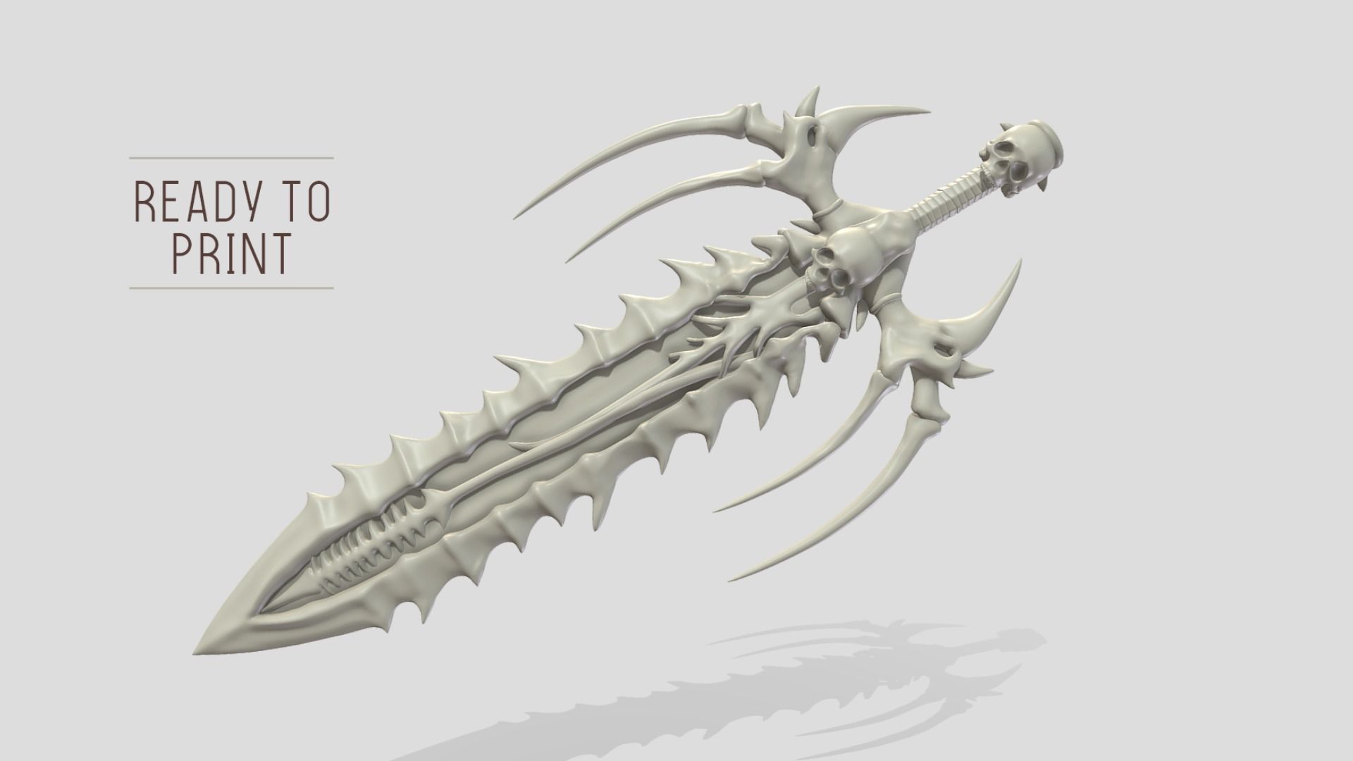 Bone Sword 3D Model - Perfect for Cosplay and Props 3D model 3D ...
