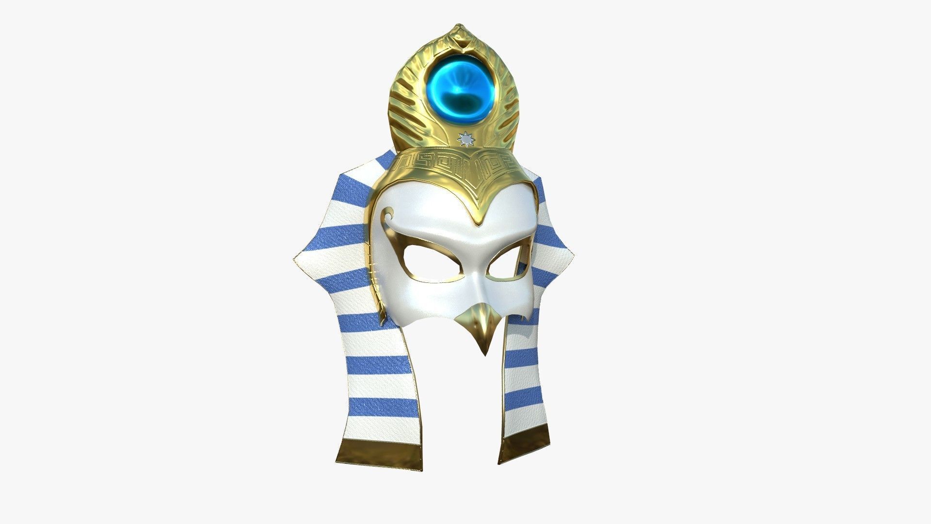 3D model Ra Mask A07 - Egyptian Gods Character Clothing VR / AR / low ...