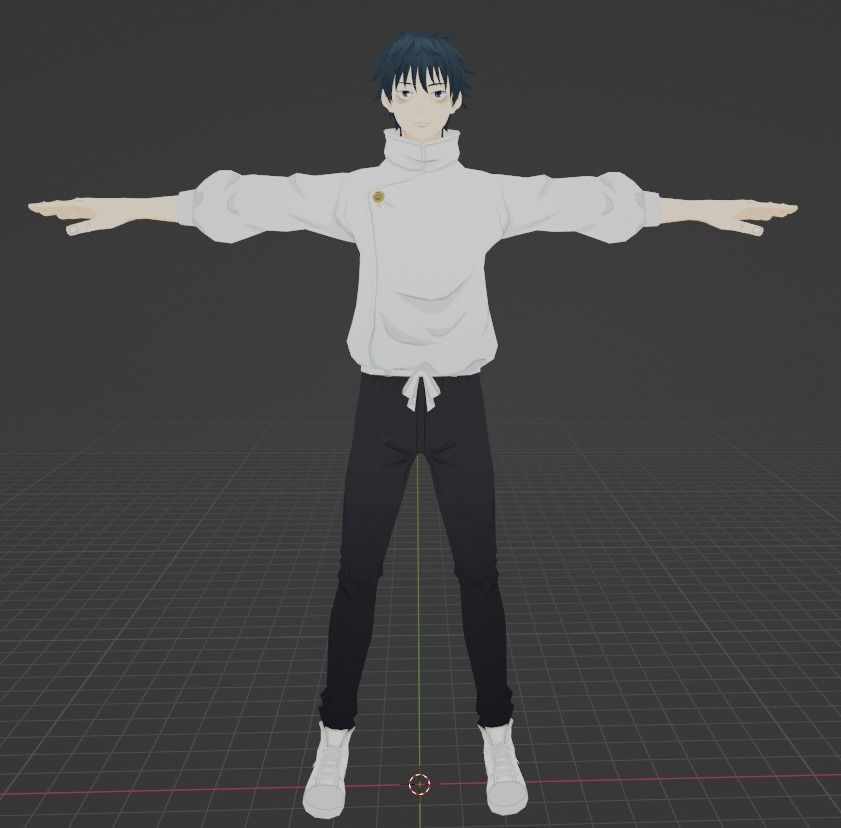 3D model Yuta Jujutsu-Kaisen VR / AR / low-poly | CGTrader