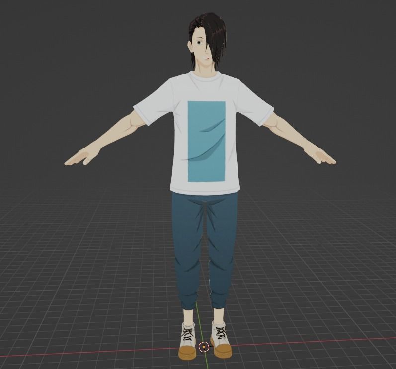 3D model junpei yoshino VR / AR / low-poly | CGTrader