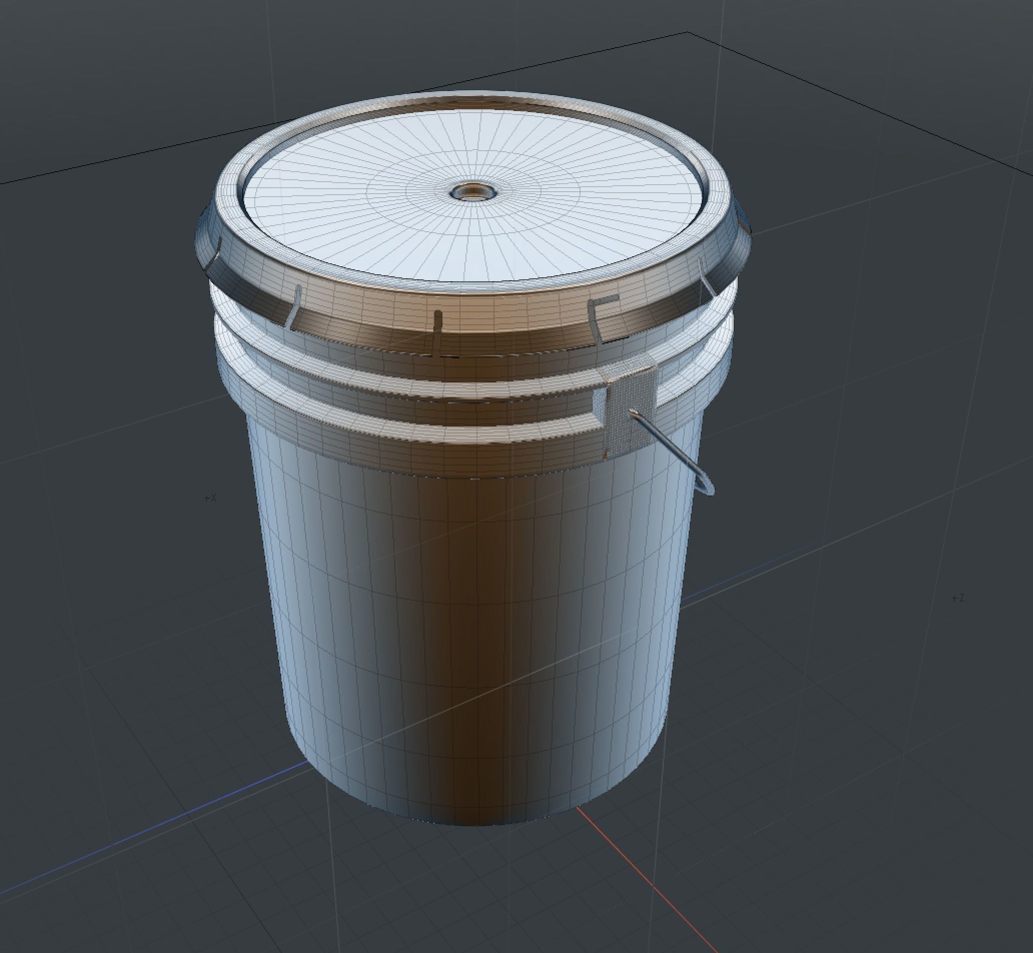 Five gallon industrial bucket 3D model | CGTrader