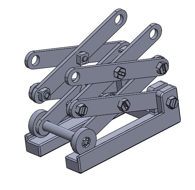 scissor lift assembly 3d print 3D model 3D printable | CGTrader