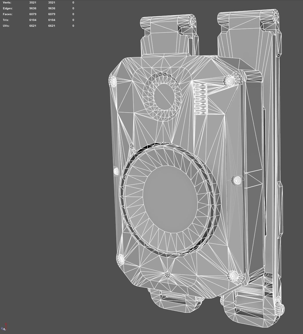 3D model Axon Body Cam VR / AR / low-poly | CGTrader