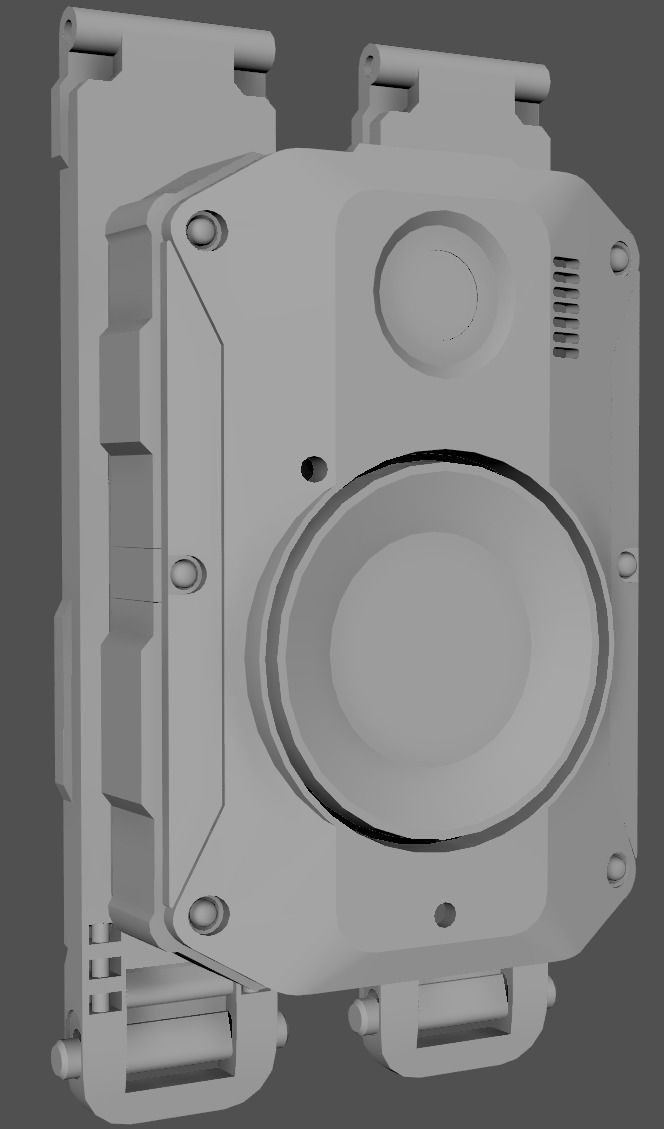 3D model Axon Body Cam VR / AR / low-poly | CGTrader