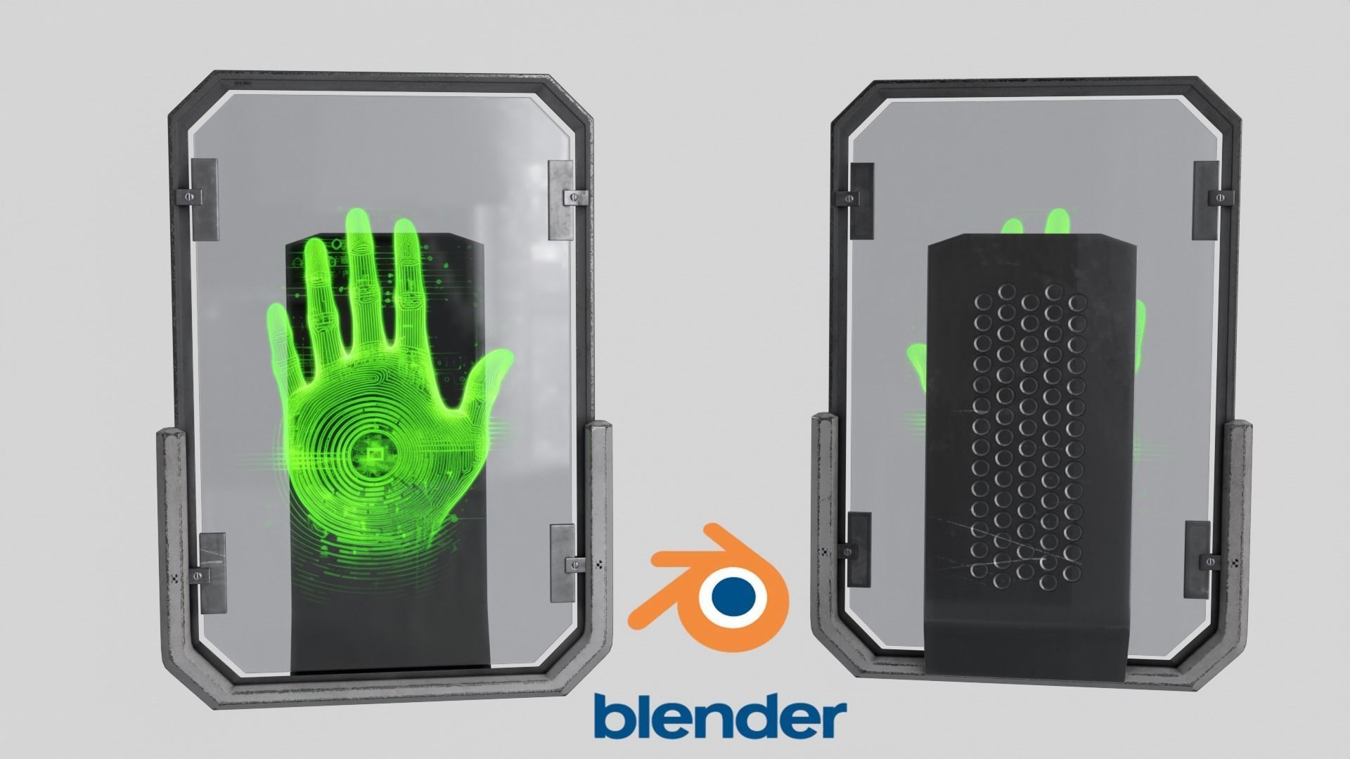 Sci-Fi Digital Hand Scanner Collection VR / AR / low-poly | CGTrader