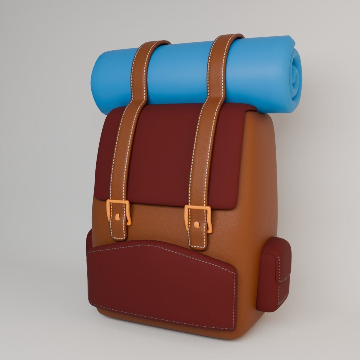 Stylized Backpack 3D model | CGTrader