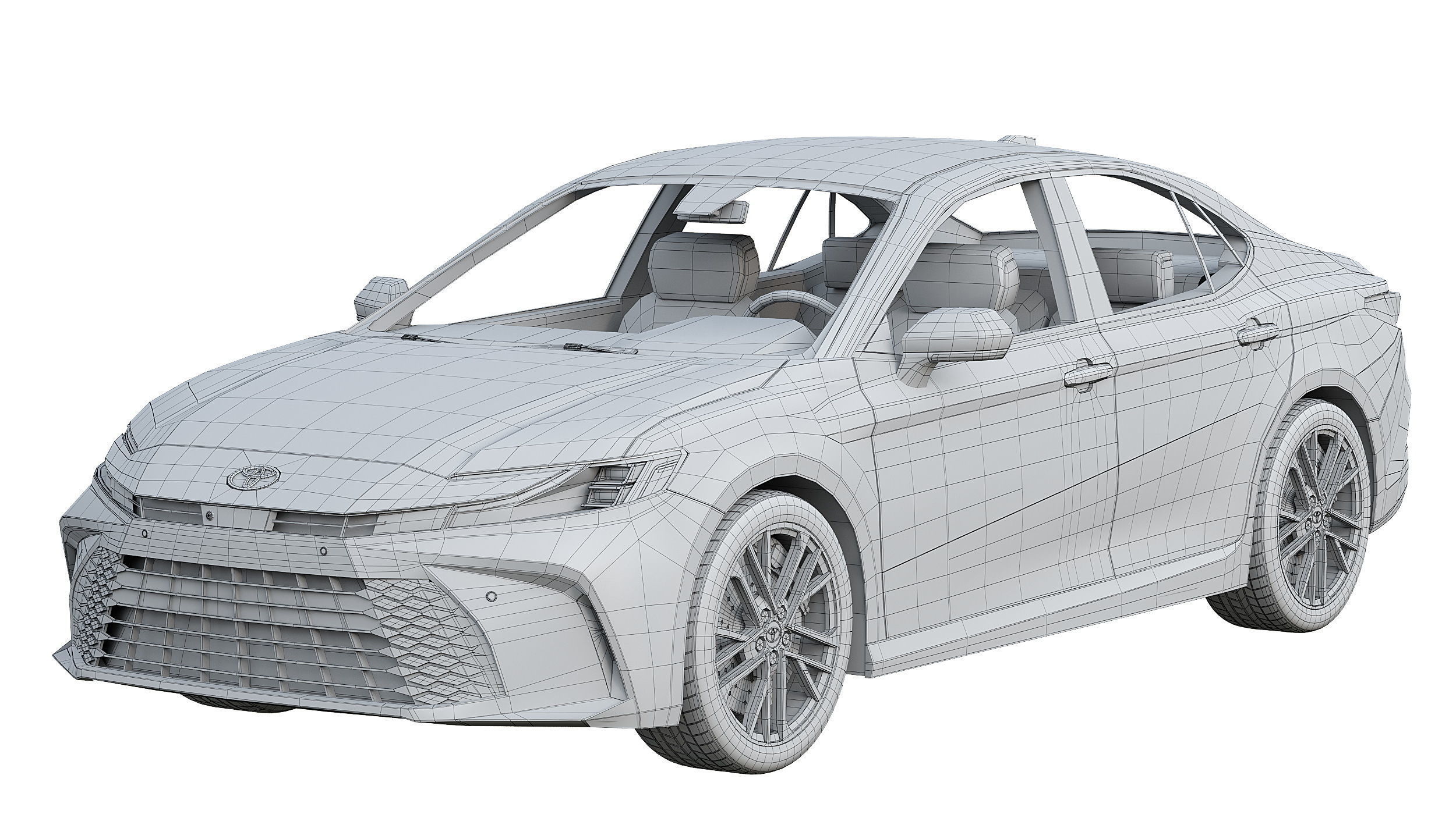 Toyota Camry Hybrid XLE 2025 3D model | CGTrader