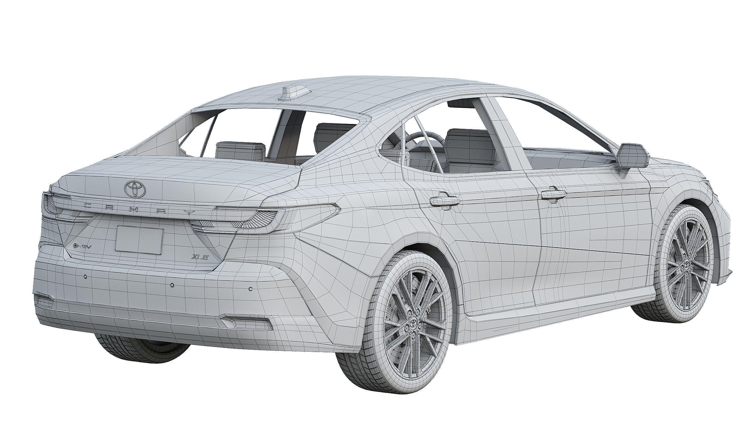 Toyota Camry Hybrid XLE 2025 3D model | CGTrader