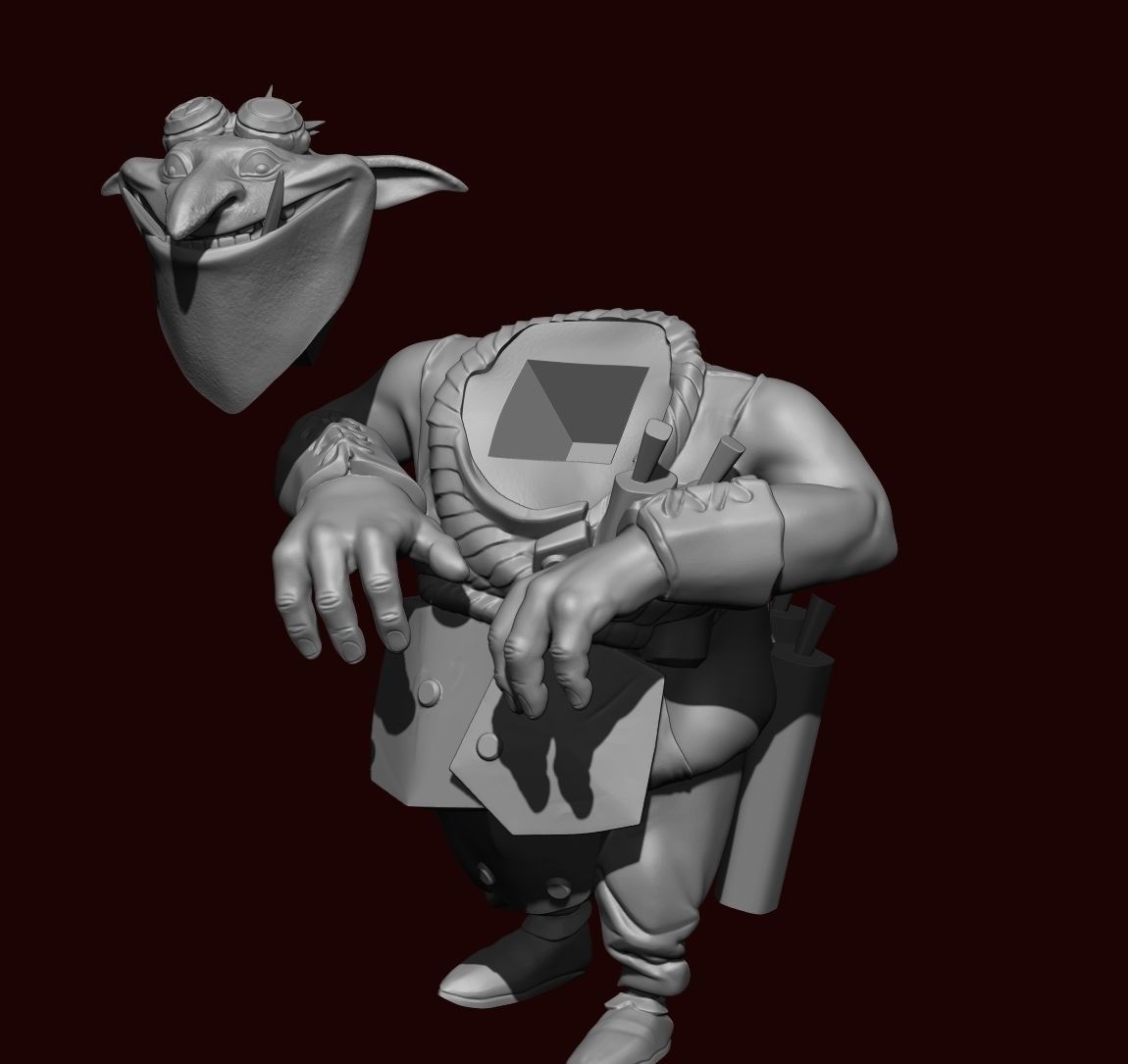 Techies Figure 3D model 3D printable | CGTrader
