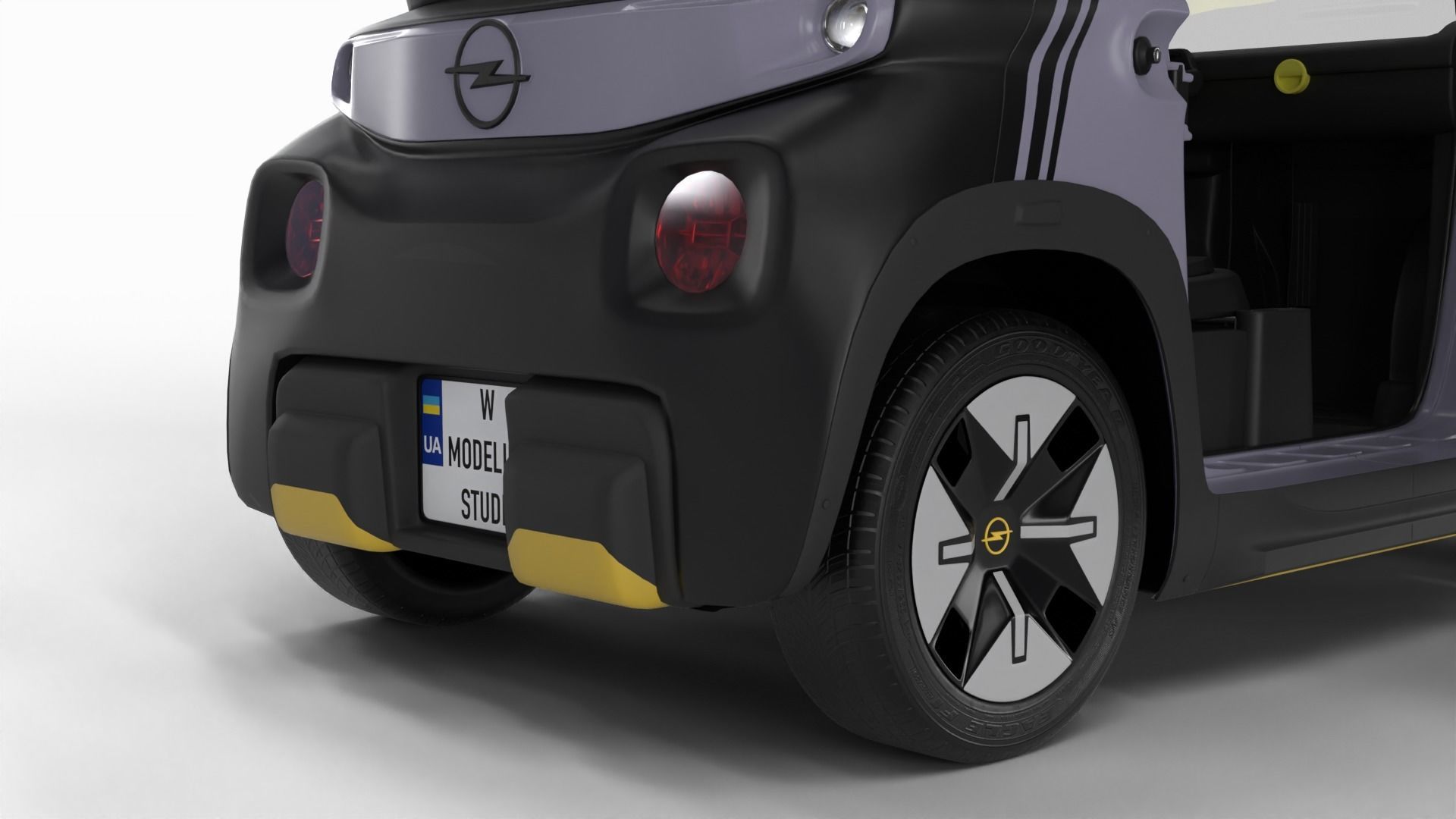 Opel Rock-e 2020 3d model HQ interior 3D model rigged | CGTrader