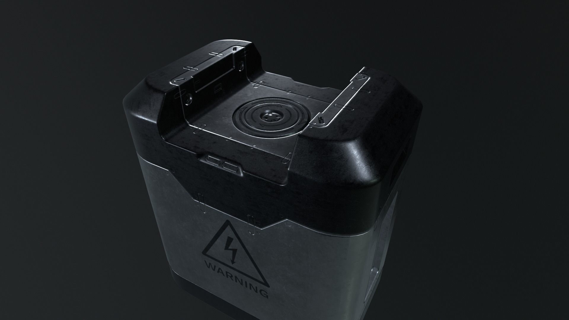 Futuristic Smart Power Cell Box Game Ready Props sci-fi free VR / AR ...