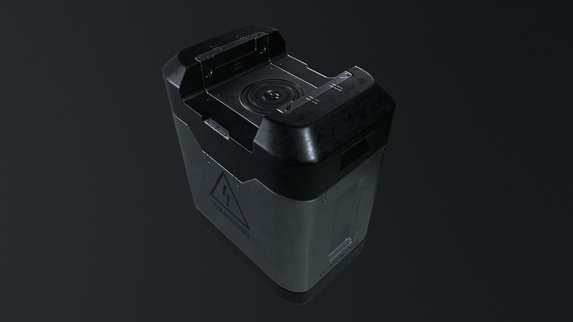 Futuristic Smart Power Cell Box Game Ready Props sci-fi free VR / AR ...