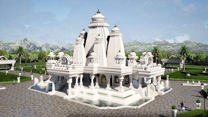 Hindu Temple 3D model | CGTrader