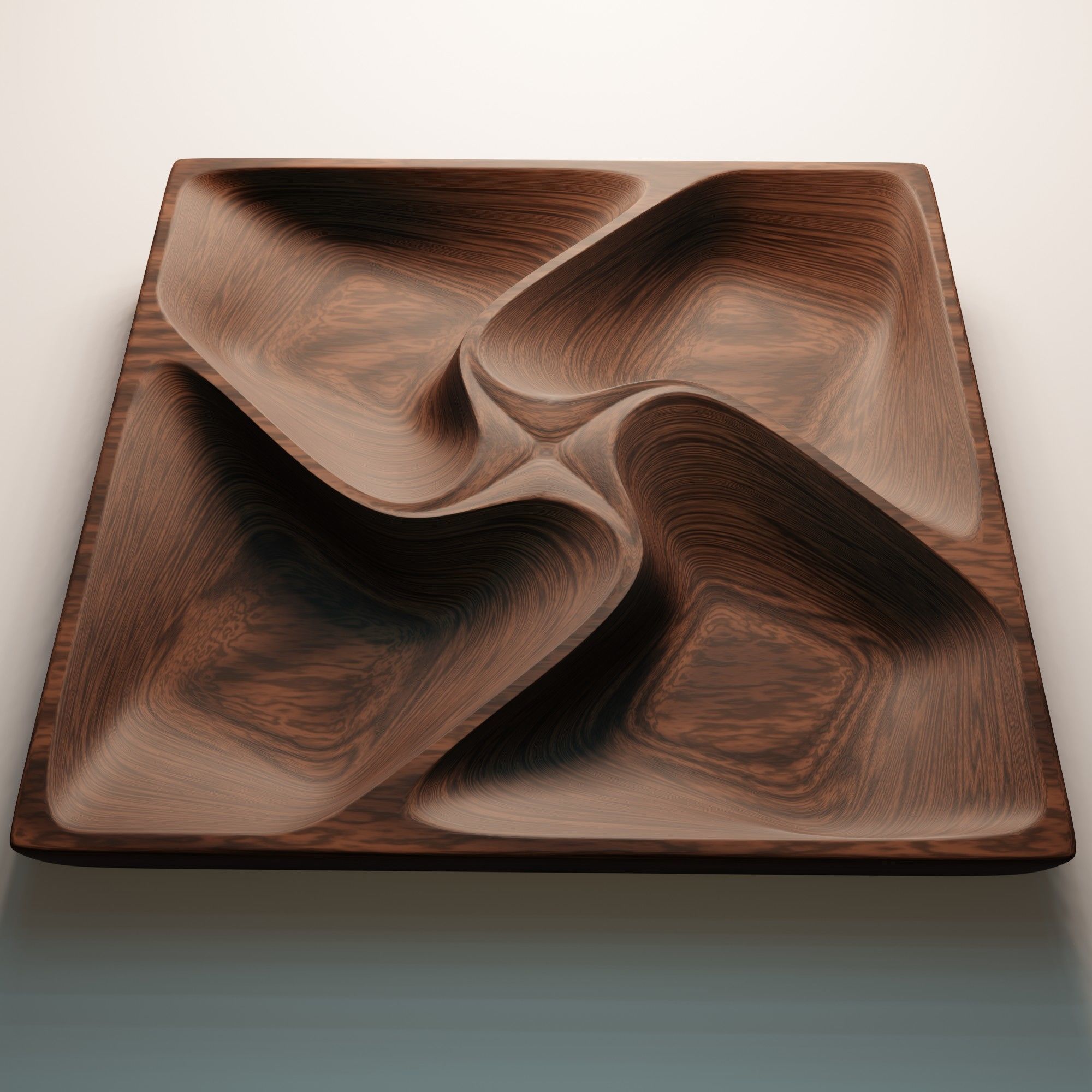 3D MODEL STL FILE SERVING TRAY-1 FOR CNC ENGRAVING MACHINE 3D model 3D ...