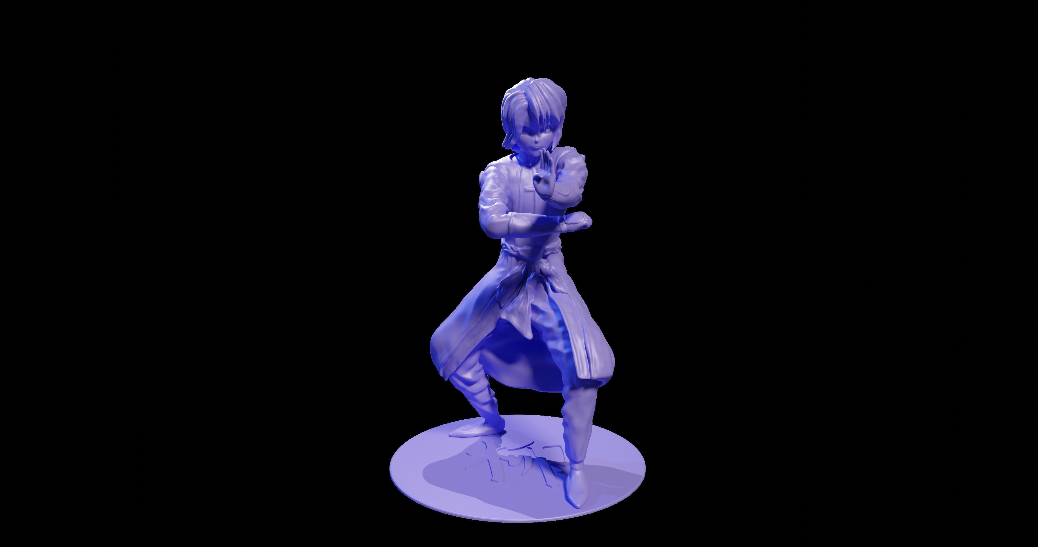 Nuriko from Fushigi Yuugi 3D model 3D printable | CGTrader