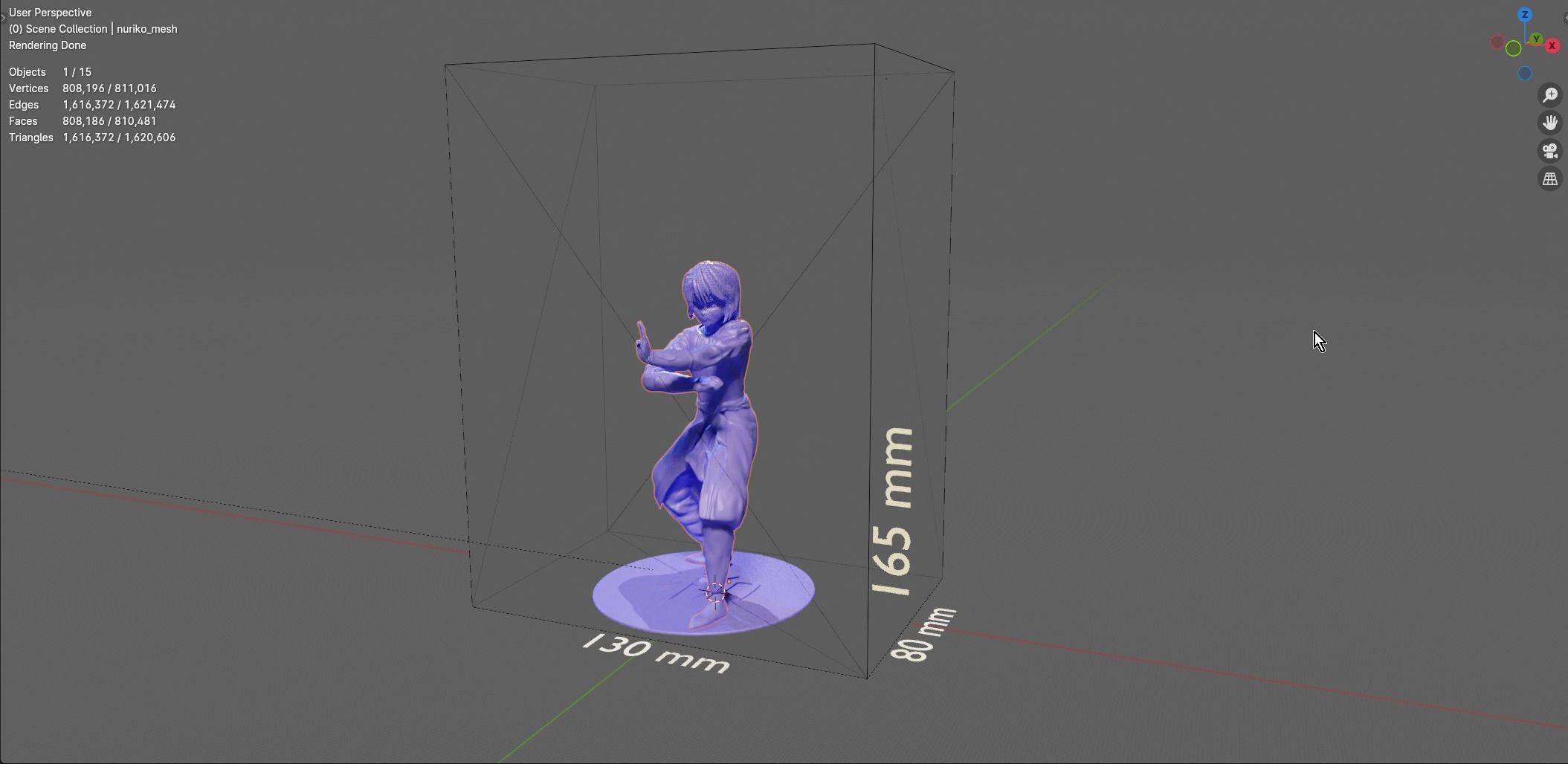 Nuriko from Fushigi Yuugi 3D model 3D printable | CGTrader