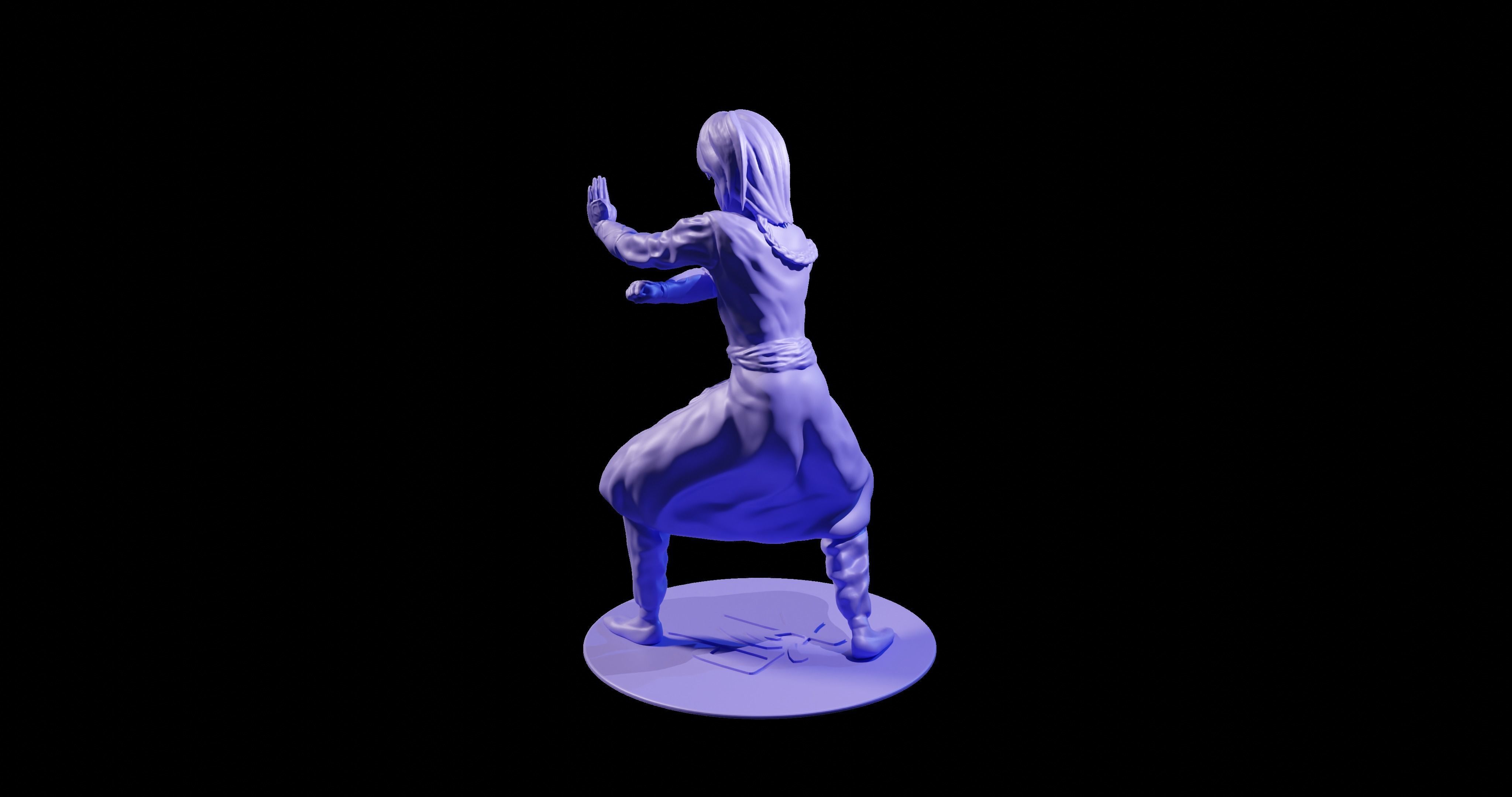Nuriko from Fushigi Yuugi 3D model 3D printable | CGTrader