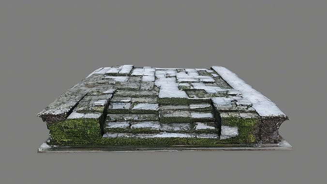 3D model temple stairs VR / AR / low-poly | CGTrader