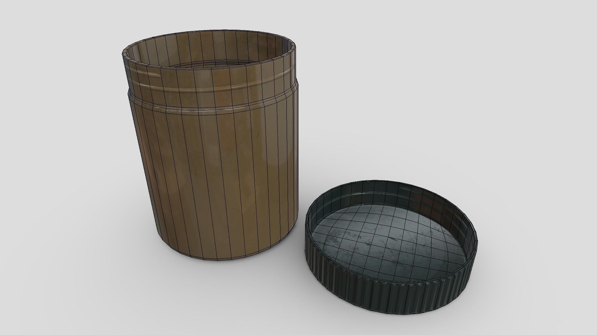 3D model Jar Open VR / AR / low-poly | CGTrader