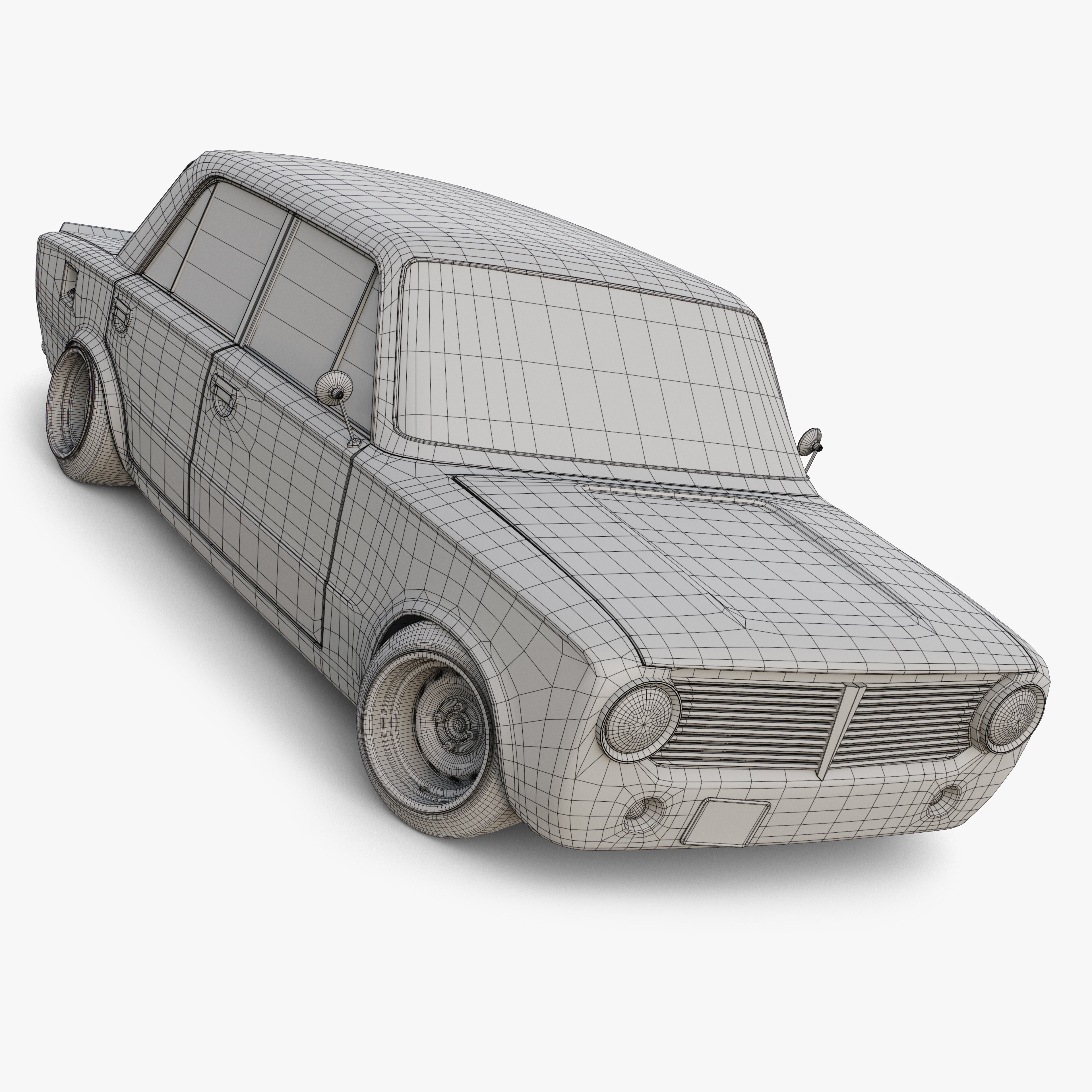 VAZ 2101 Rat free VR / AR / low-poly 3D model | CGTrader
