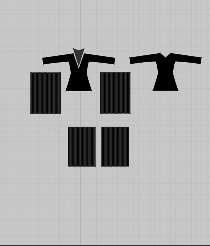 Black Fringe Dress 3D model | CGTrader