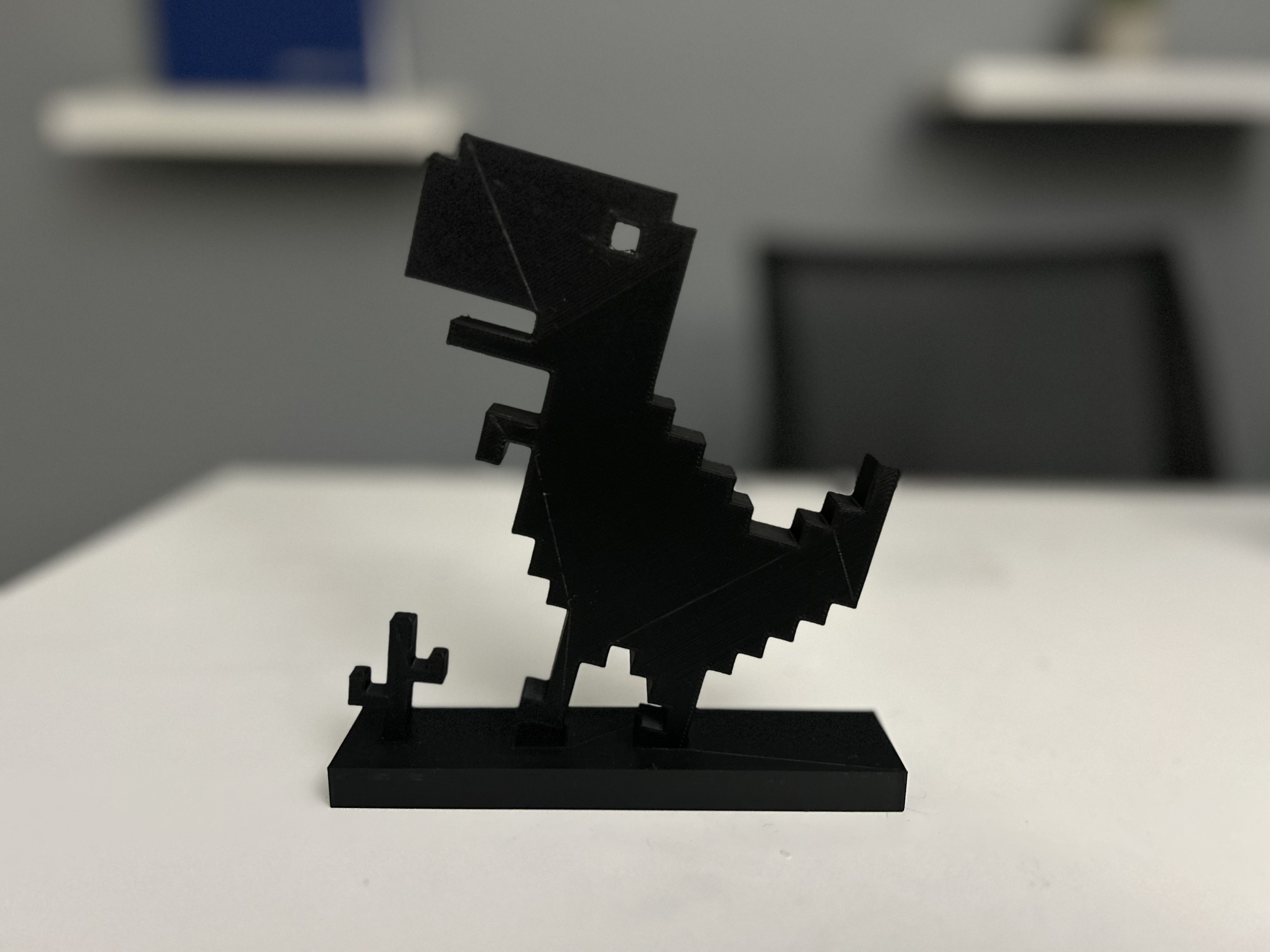 Google Chrome Dino T-Rex free 3D model 3D printable | CGTrader