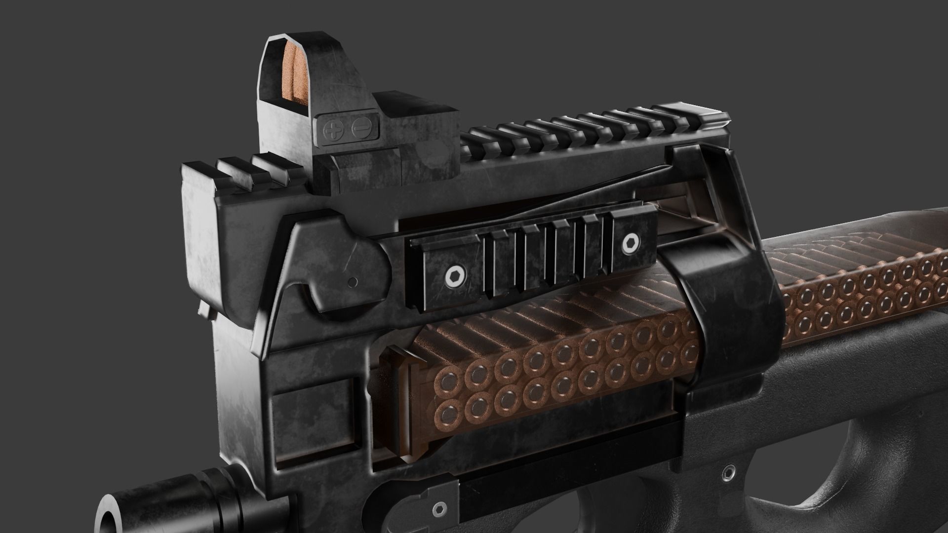 P90 Firegun 3D model | CGTrader