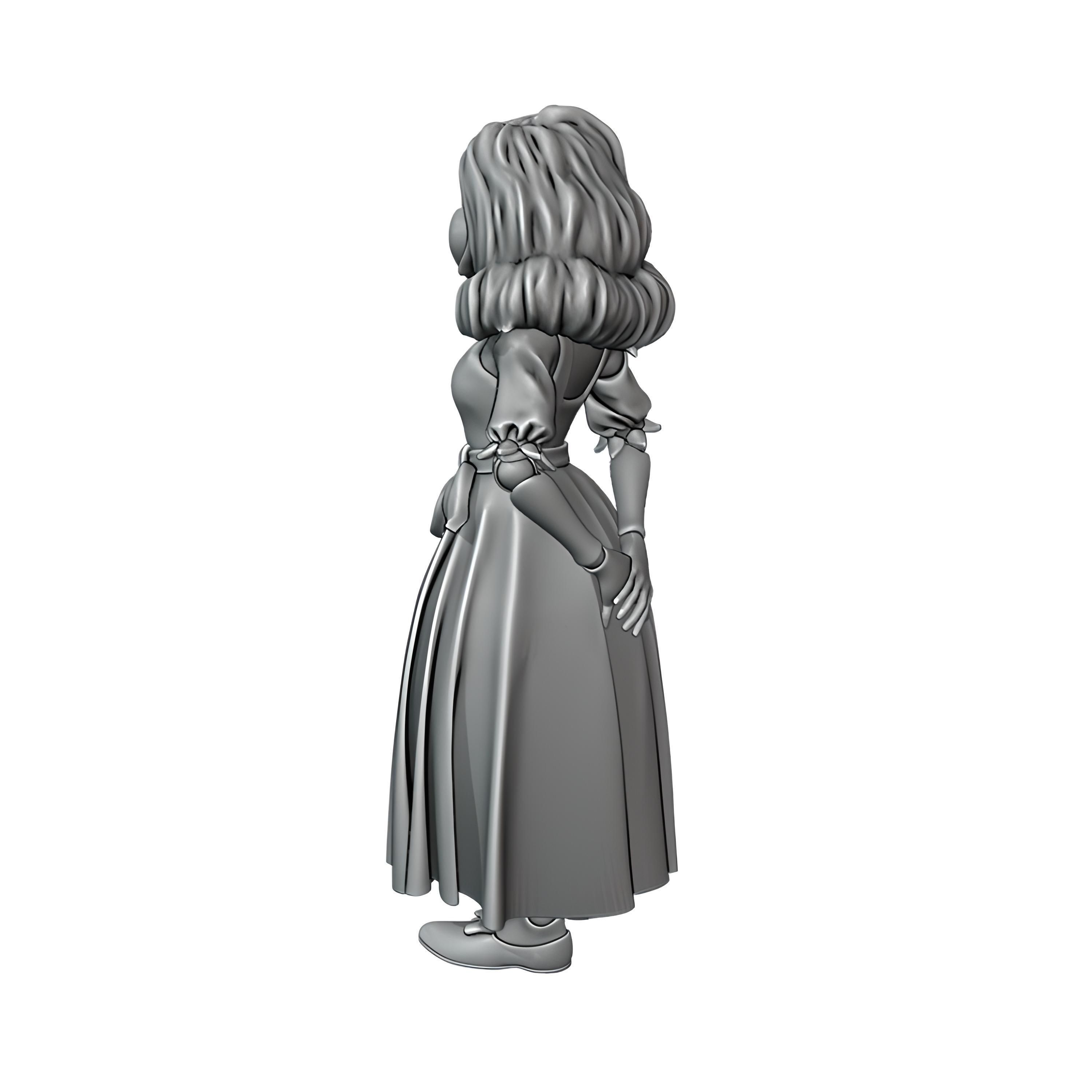 Miss Delight Normal 3D model 3D printable | CGTrader