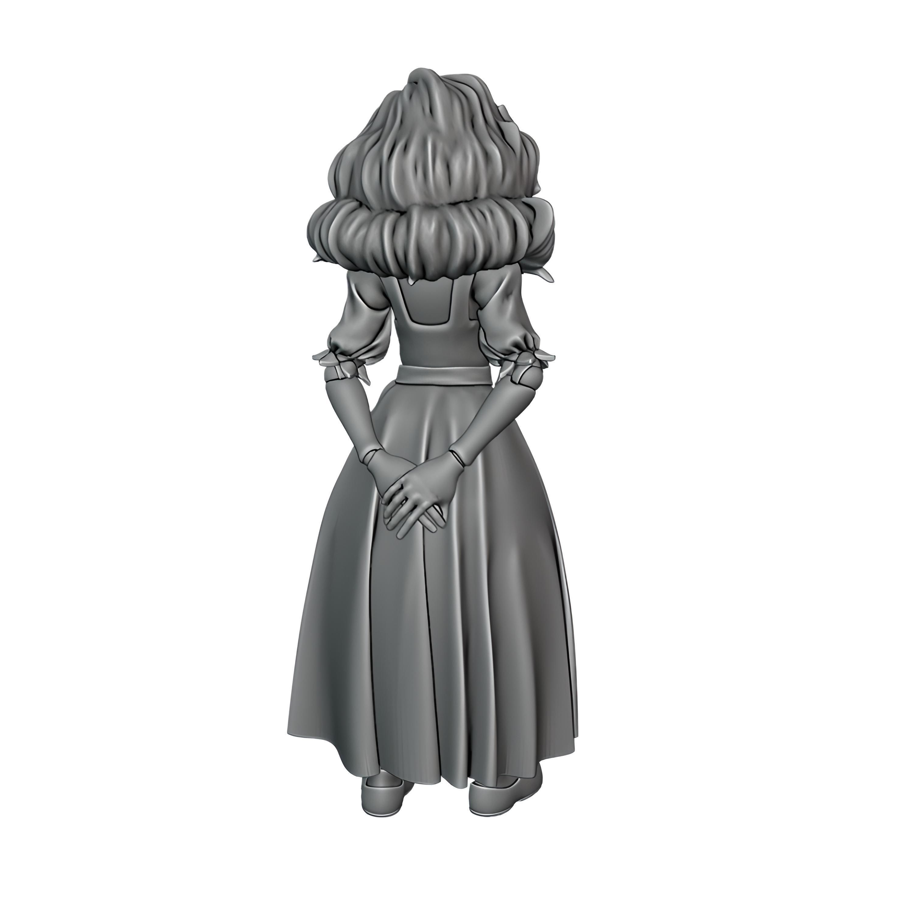 Miss Delight Normal 3D model 3D printable | CGTrader