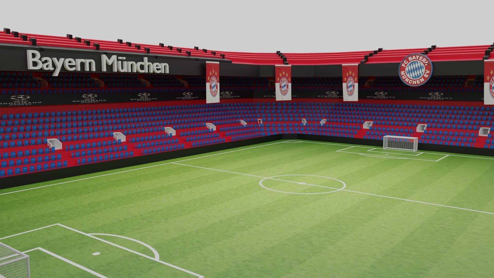 3D model Bayern Munchen Football Stadium VR / AR / low-poly | CGTrader