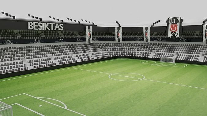3D model Besiktas Football Stadium VR / AR / low-poly | CGTrader
