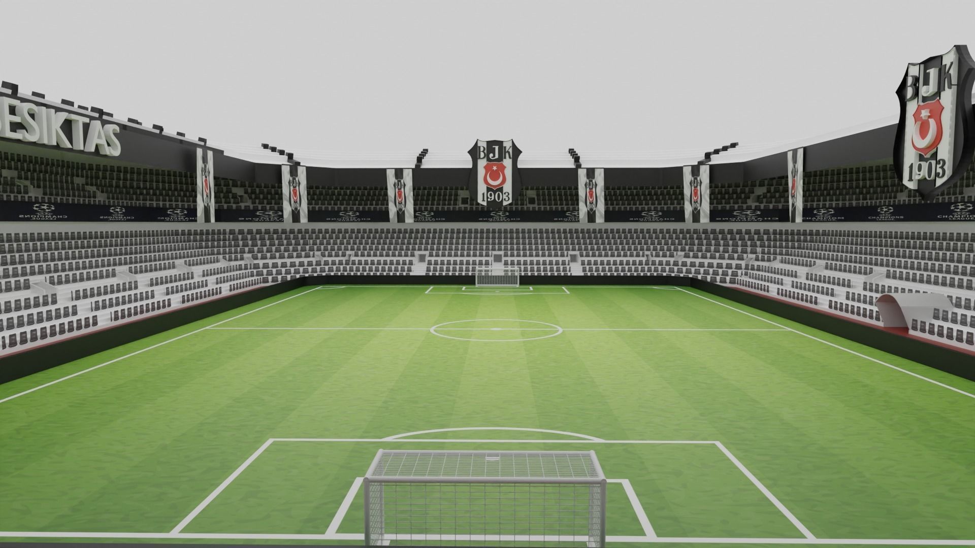 3D model Besiktas Football Stadium VR / AR / low-poly | CGTrader