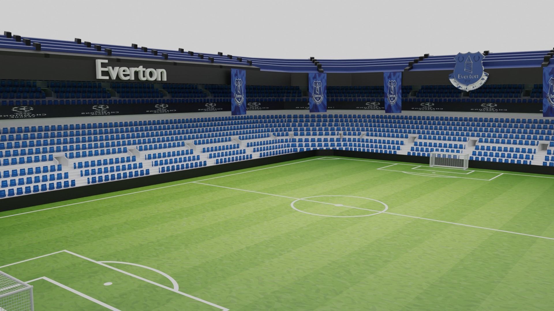 3D model Everton Football Stadium VR / AR / low-poly | CGTrader