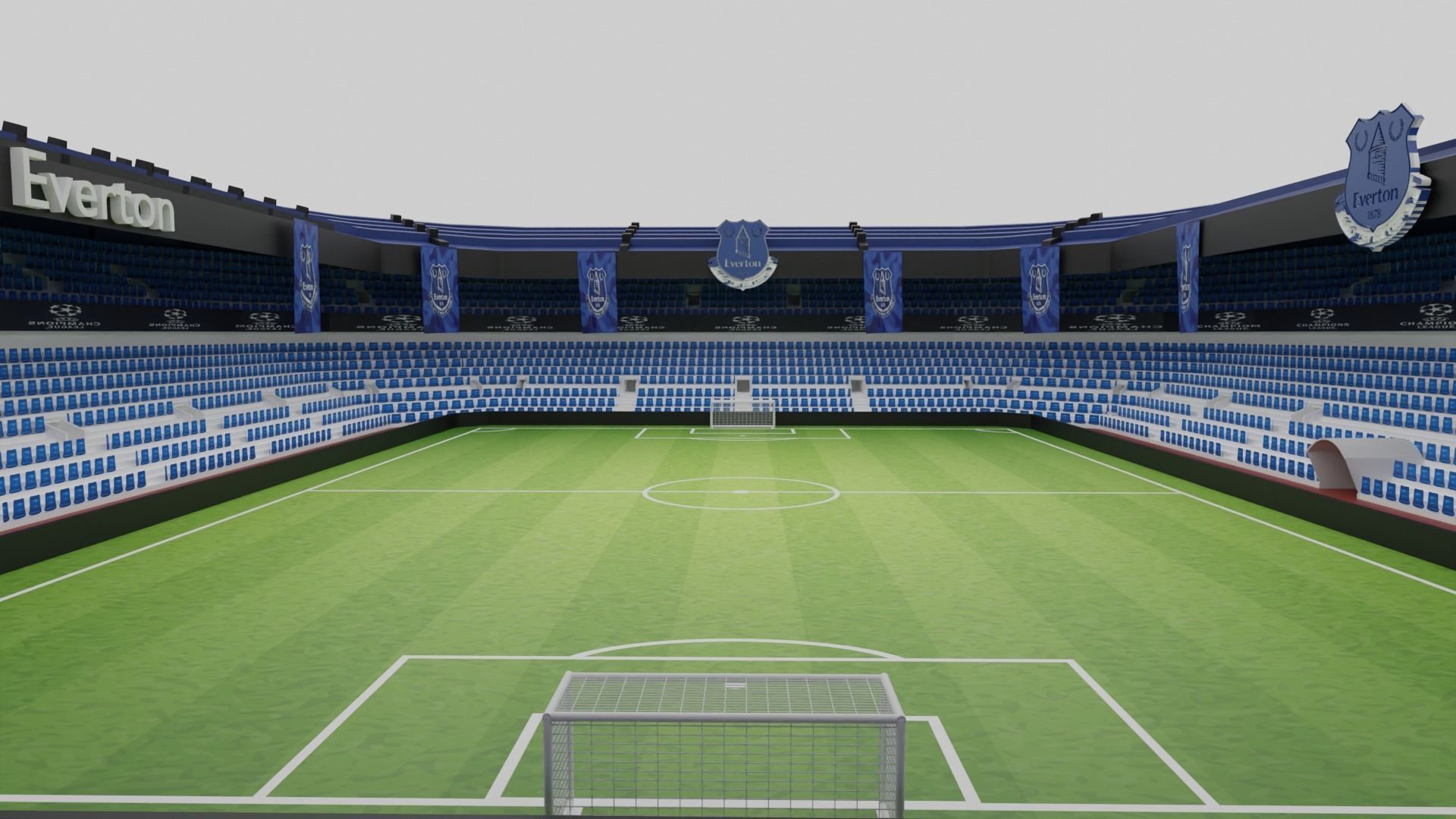 3D model Everton Football Stadium VR / AR / low-poly | CGTrader