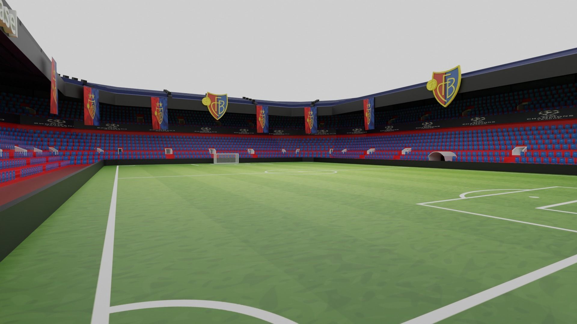 3D model FC Basel Football Stadium VR / AR / low-poly | CGTrader