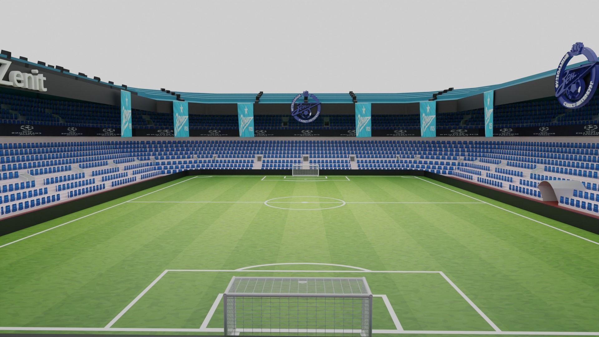3D model FK Zenit Football Stadium VR / AR / low-poly | CGTrader