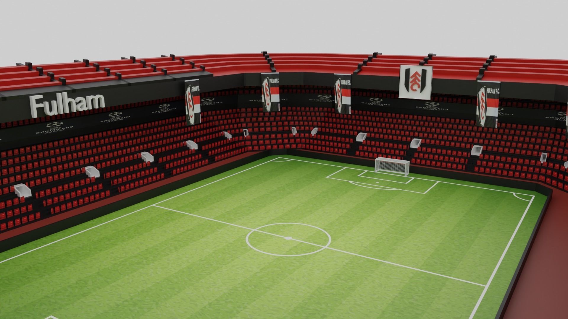 3D model Fulham Football Stadium VR / AR / low-poly | CGTrader