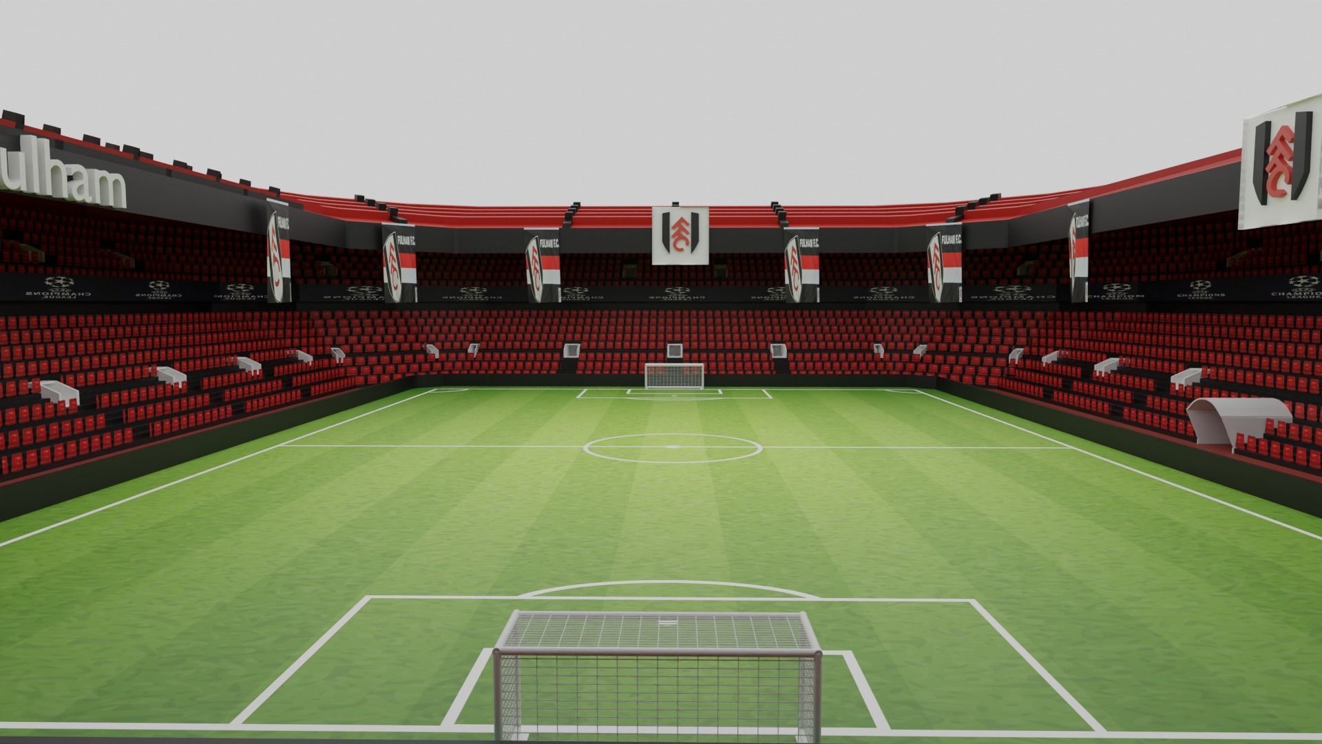 3D model Fulham Football Stadium VR / AR / low-poly | CGTrader
