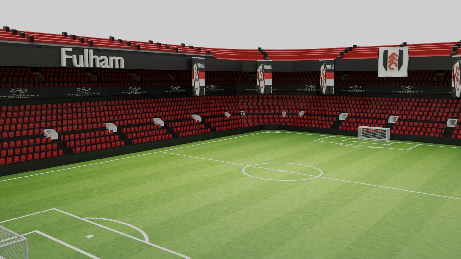 3D model Fulham Football Stadium VR / AR / low-poly | CGTrader