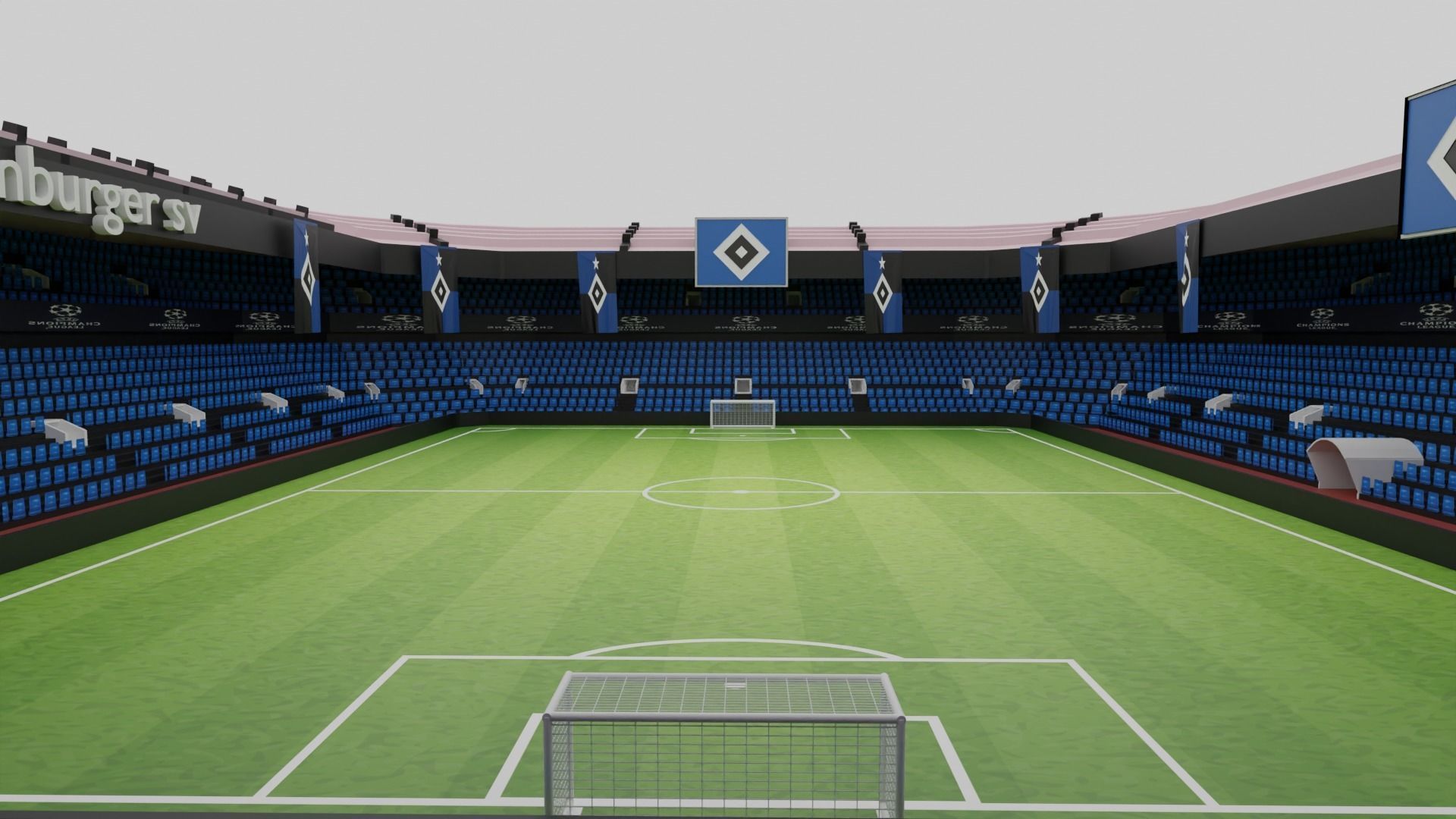 3D model hamburger sv Football Stadium VR / AR / low-poly | CGTrader