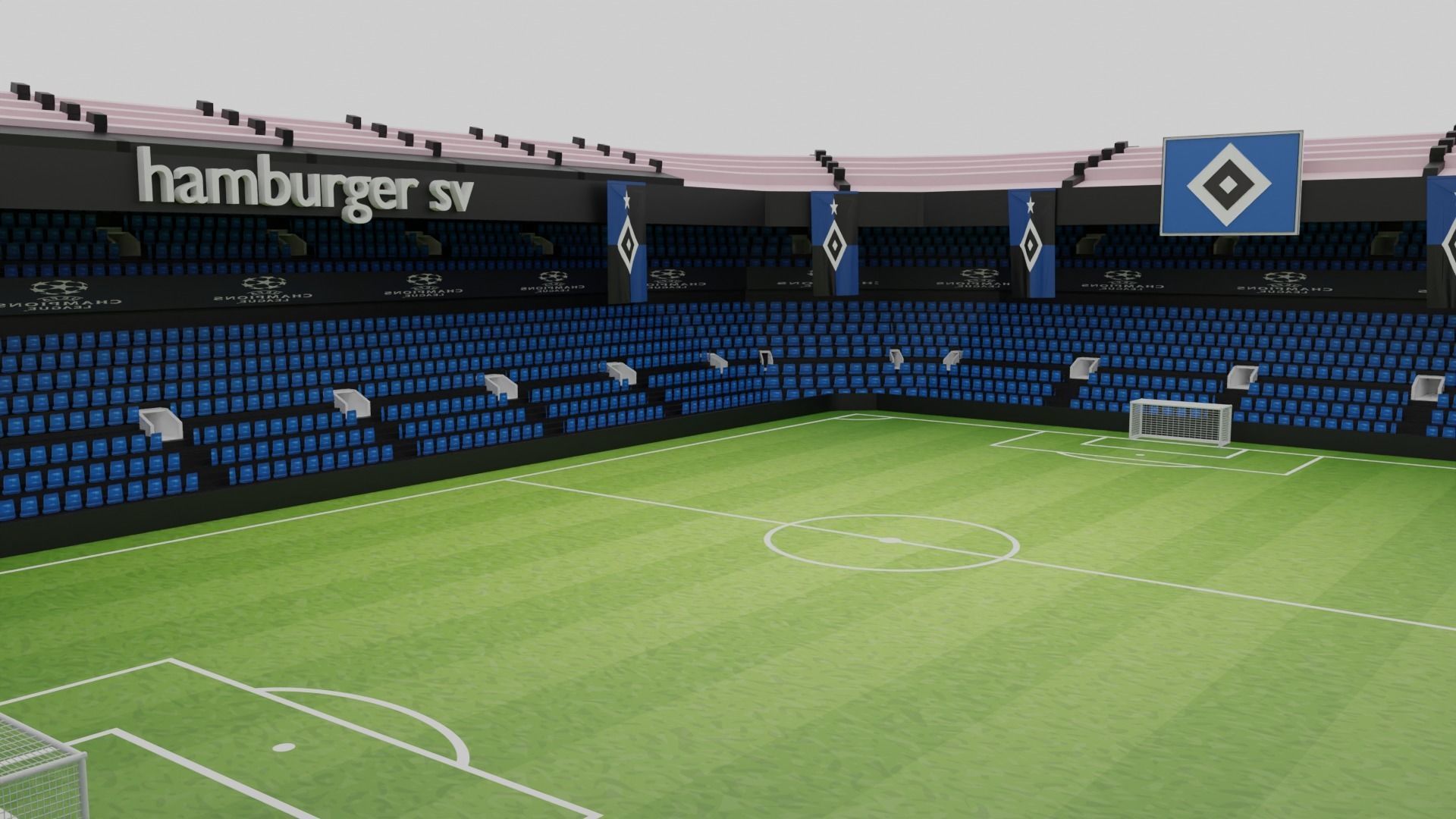3D model hamburger sv Football Stadium VR / AR / low-poly | CGTrader