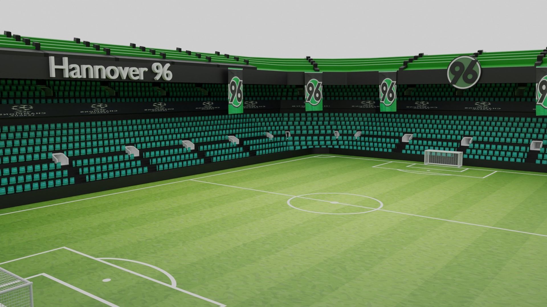 3D model Hannover 96 Football Stadium VR / AR / low-poly | CGTrader