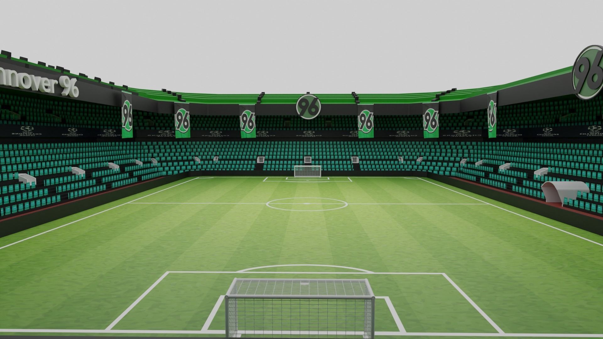3D model Hannover 96 Football Stadium VR / AR / low-poly | CGTrader